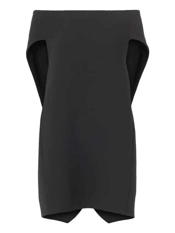 THE ROW Pallenberg Off-shoulder Top - Black