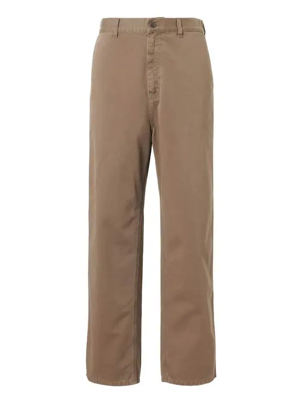 THE ROW Sharka Cotton Gabardine Wide-leg Pants - Brown