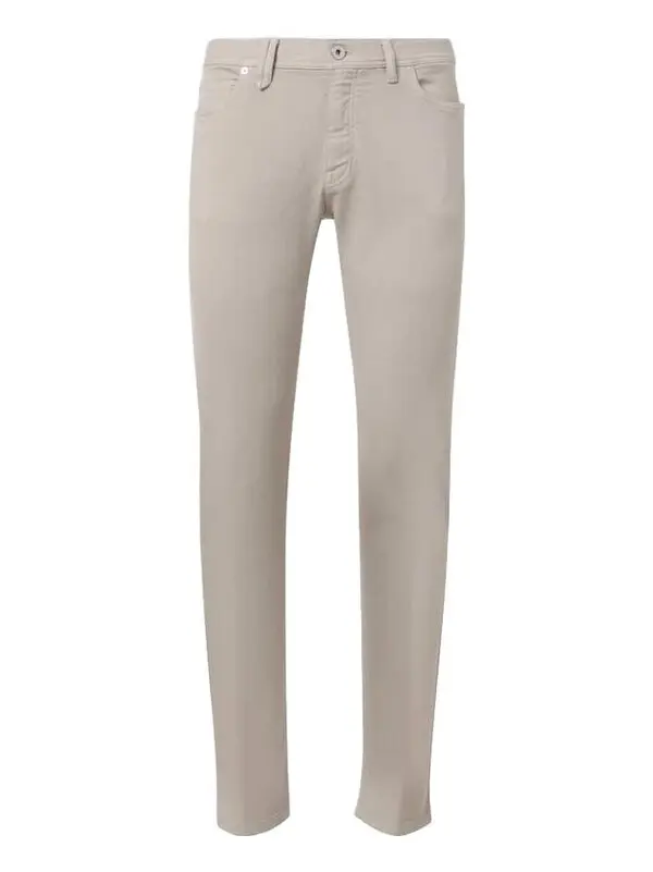 Brioni Mid-rise Slim Jeans - Beige