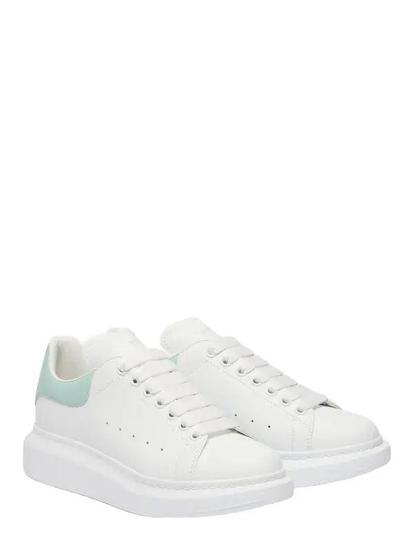 Alexander McQueen Oversized Leather Sneakers - White
