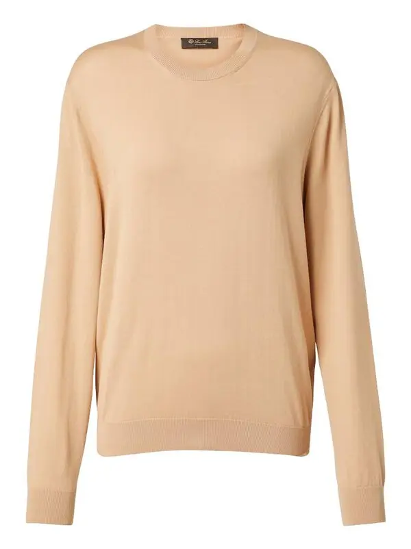Loro Piana Ice Wish Cotton Sweater - Beige