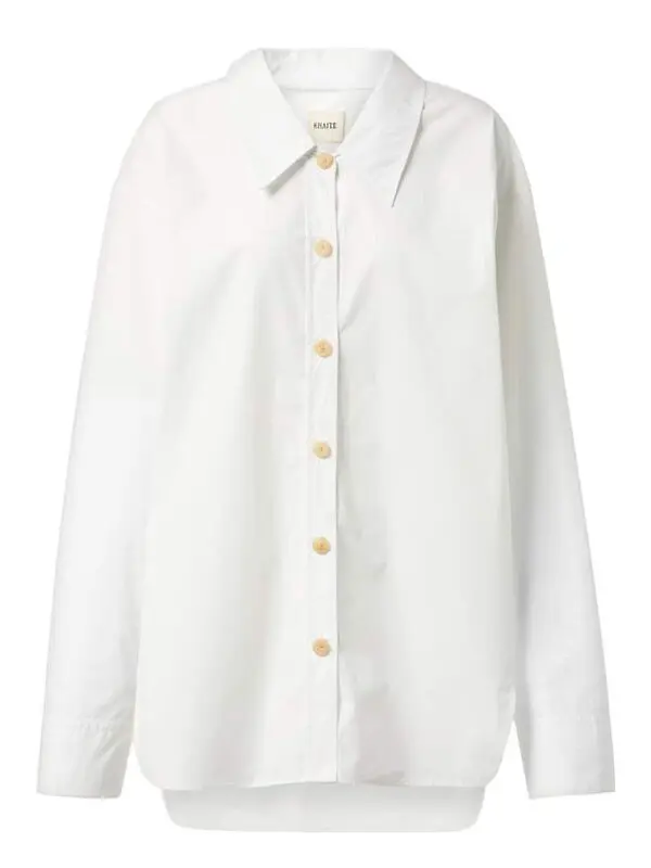 Khaite Herschel Cotton Shirt - White