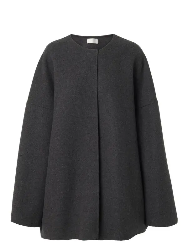THE ROW Elke Cashmere Jacket - Grey