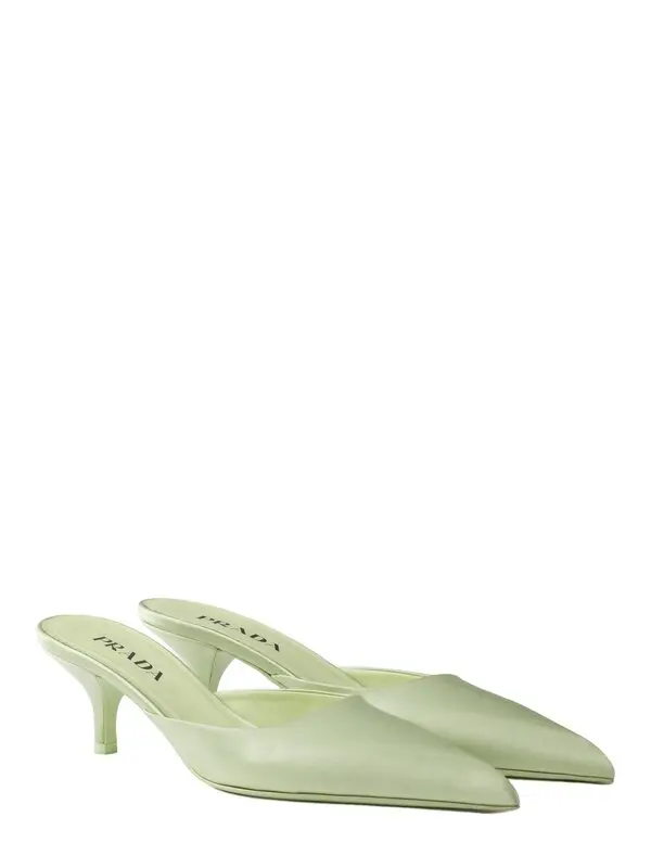 Prada Satin Mules - Dew