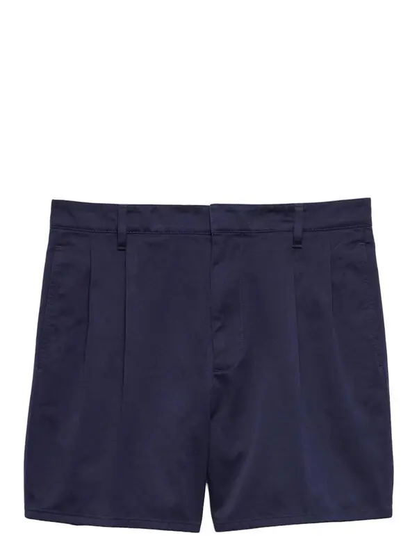 Prada Cotton Bermudas - Navy