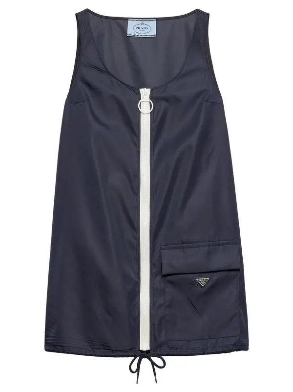 Prada Re-nylon Mini-dress - Blue