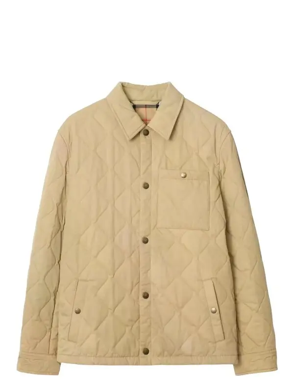 Burberry Quilted Jacket - Neutrals