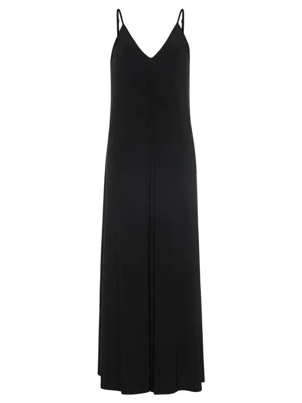 Ramy Brook Clara V-neck Maxi Dress - Black