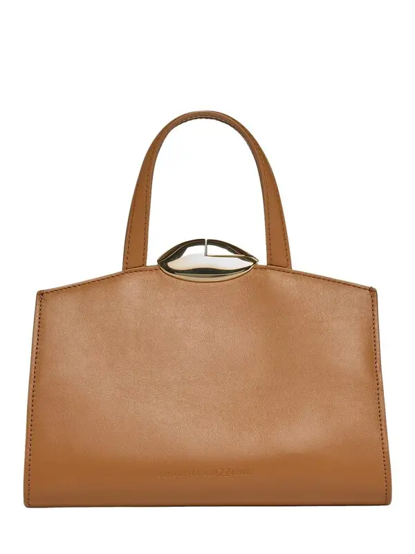 Benedetta Bruzziches Leather Shoulder Bag - Caramel