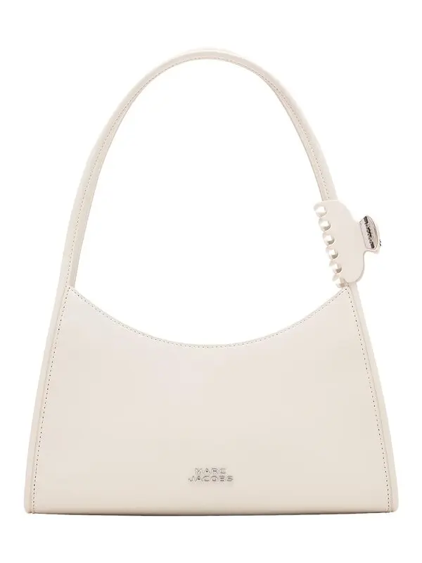 Marc Jacobs The Glam Claw Clip Shoulder Bag - Cotton White