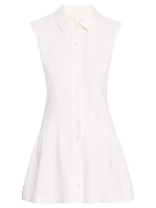 FRAME The Linen Day Dress - White