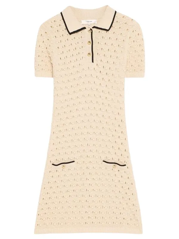 FRAME The Bauble Mini Dress - Cream