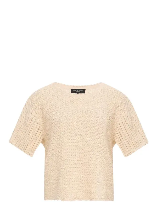 Rag & Bone Khloe Crochet Top - Ivory
