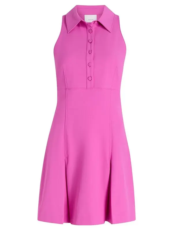 Cinq À Sept Casette Mini Polo Dress - Blushing  Lilac