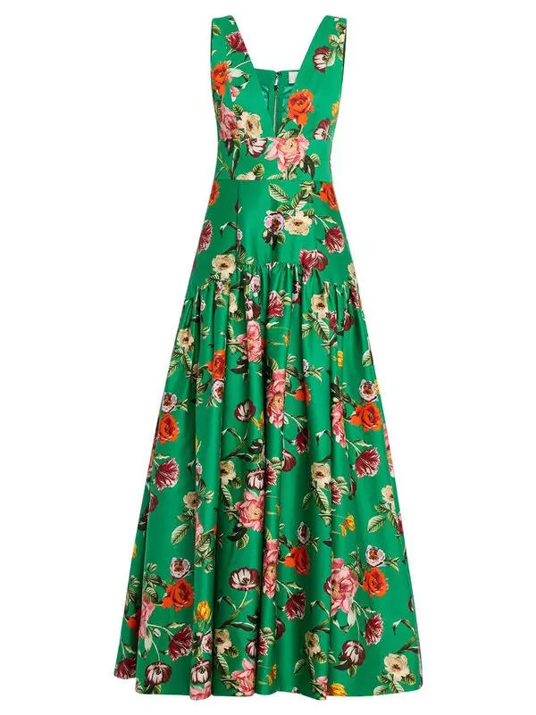 Alice + Olivia Lila Floral Maxi Dress - Hamptons Floral