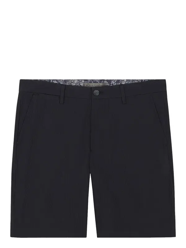 Robert Graham Thresher Seersucker Shorts - Black