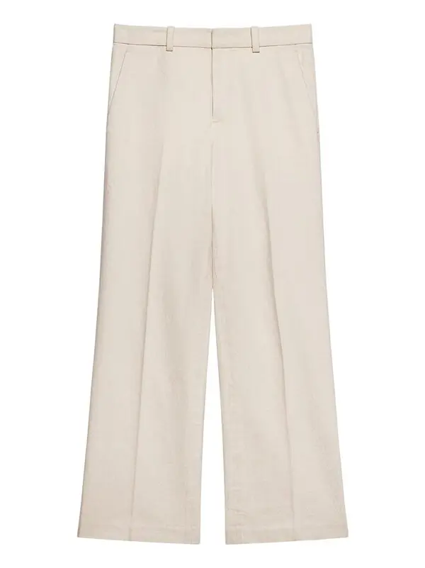 Helmut Lang Denim Car Trousers - Ecru