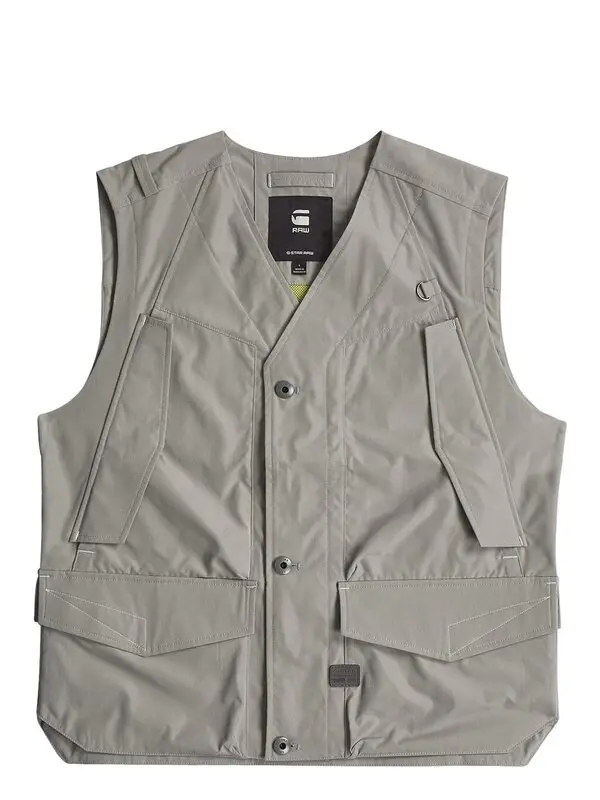 G-star Raw Multi-pocket Utility Vest - Elephant Skin