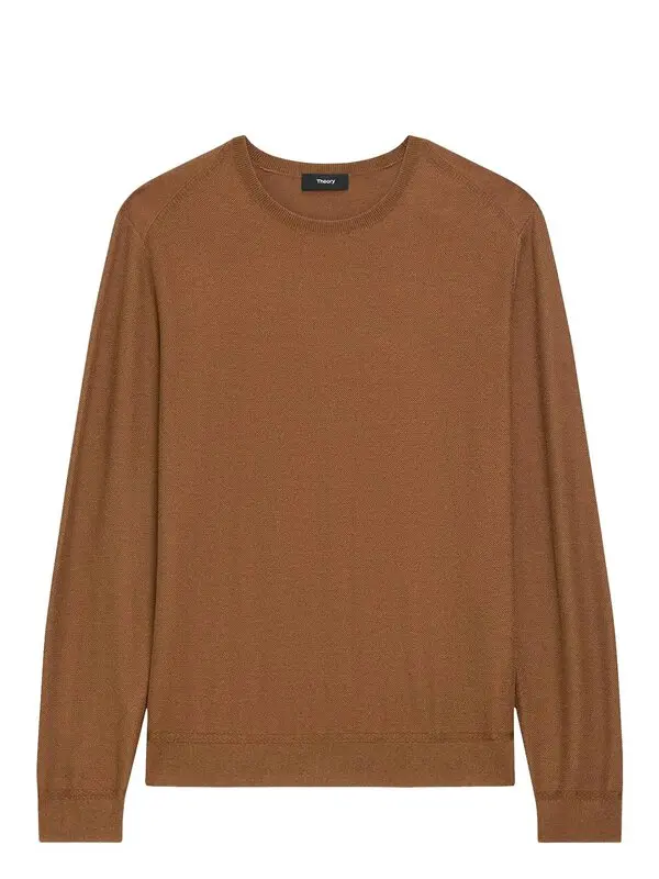 Theory Crewneck Sweater - Deep Tobacco