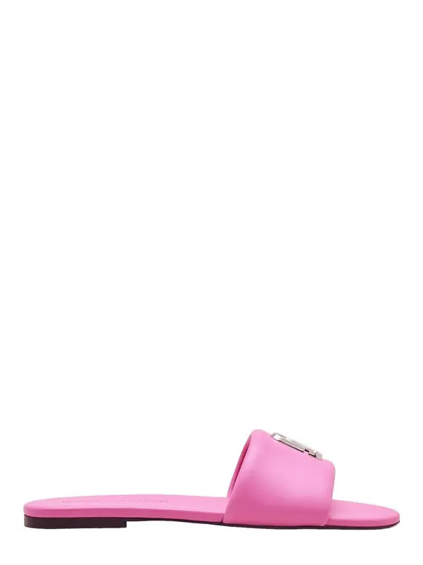 Marc Jacobs The Snapshot Slide Sandals - Bow Pink