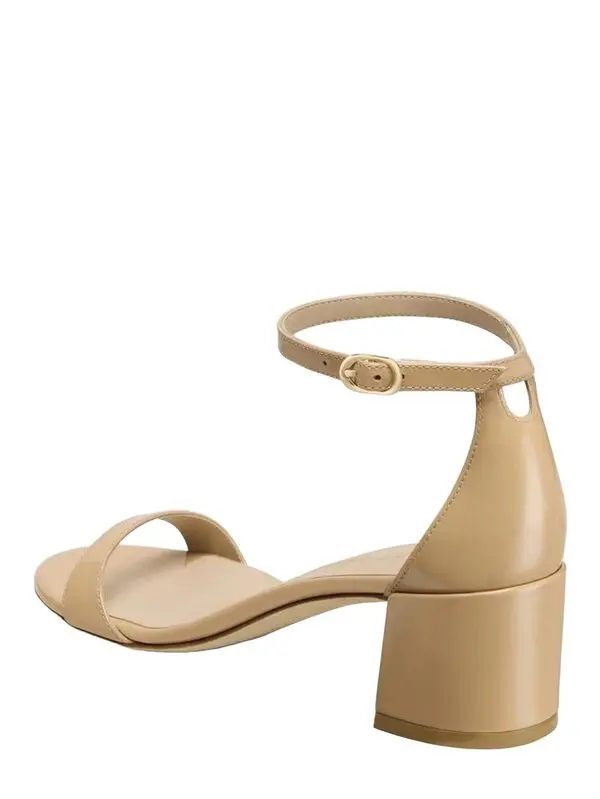 STUART WEITZMAN Nudist Ankle-wrap Sandals - Adobe