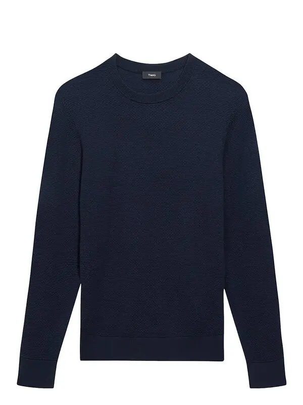 Theory Maden Textured Wool Sweater - Baltic