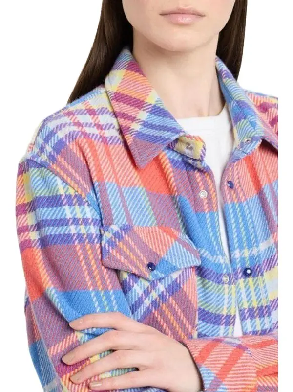 GOD & APOS;S TRUE CASHMERE Creator Tartan Cashmere Button-down Shirt - Redpat