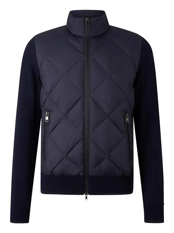 Bogner Hybrid Knit Jacket - Navy Blue