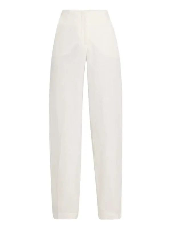 Faithfull The Brand Sanne Tailored Linen Pants - White