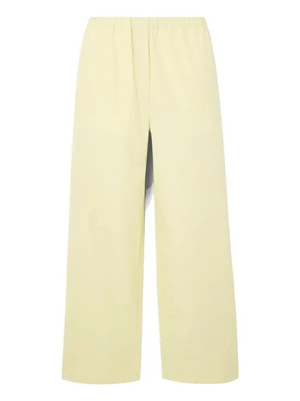TOTEME Twisted Seam Boxer Organic Cotton Pants - Yellow