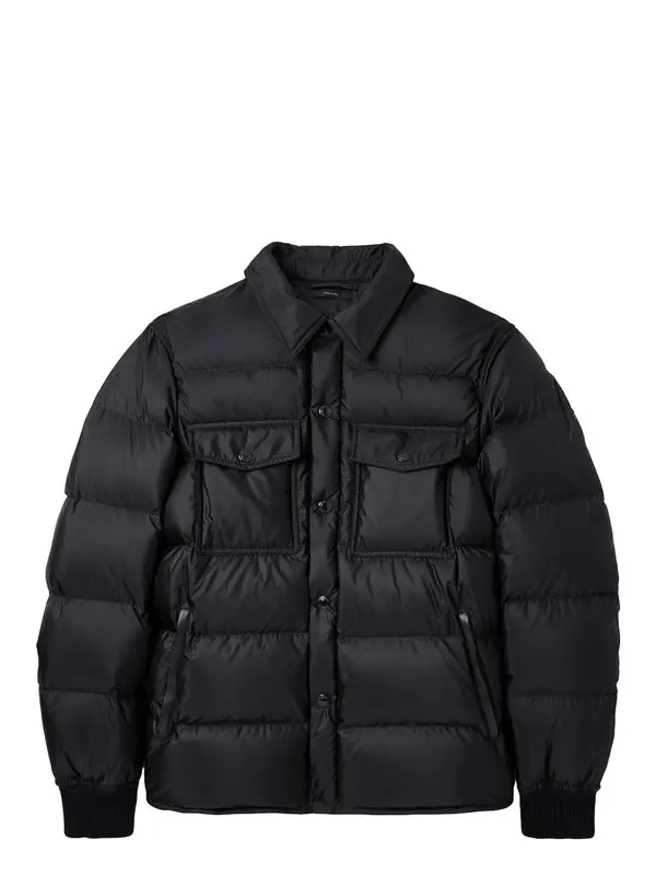 TOM FORD Quilted Shell Down Jacket - Black