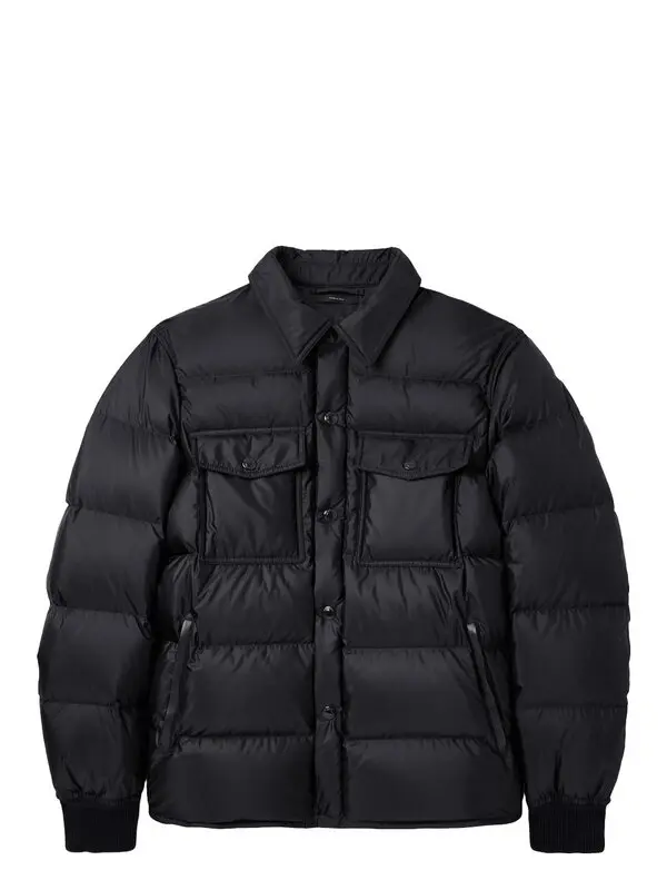 TOM FORD Quilted Shell Down Jacket - Black