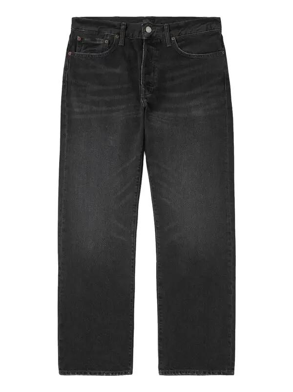 Ralph Lauren Heritage Straight-leg Recycled Jeans - Black
