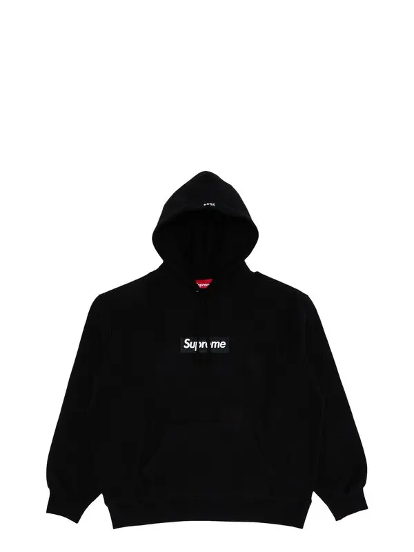 Supreme Box Logo Hooded Sweatshirt - Black