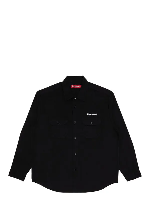 Supreme Mister Cartoon Work Shirt - Black
