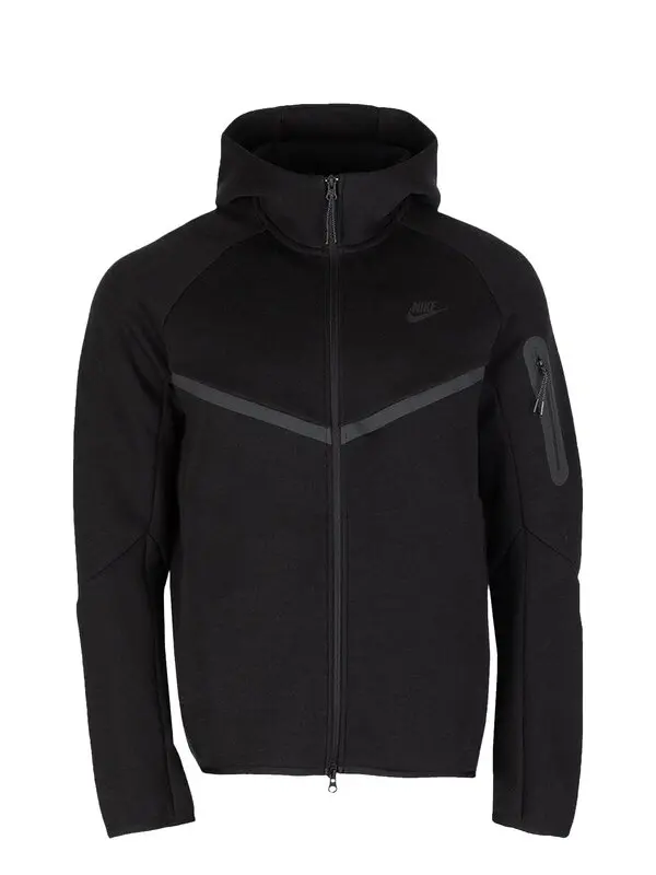 Nike Tech Windrunner Full-zip Hoodie - Black