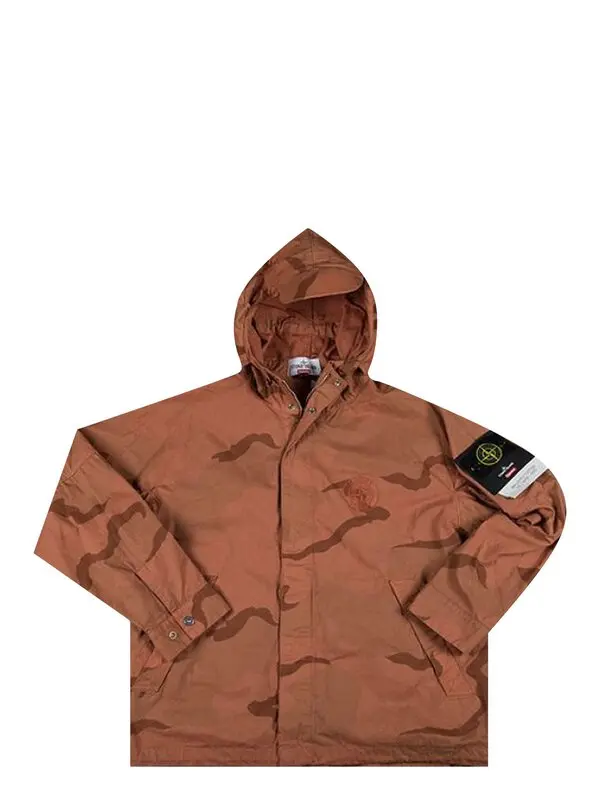 Supreme Riot Mask Camo Jacket - Brown
