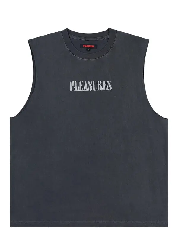 PLEASURES Onyx Sleeveless Shirt - Black