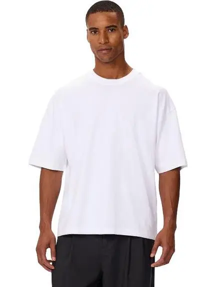 INDUSTRIE AUSTRALIA The Del Mar Boxy Tee - White