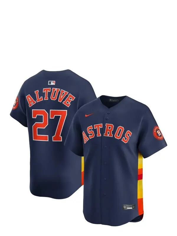 Nike Jose Altuve Houston Astros Alternate Limited Player Jersey - Navy