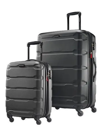 SAMSONITE Omni Pc 2-piece Expandable Hardside Luggage Set - Black