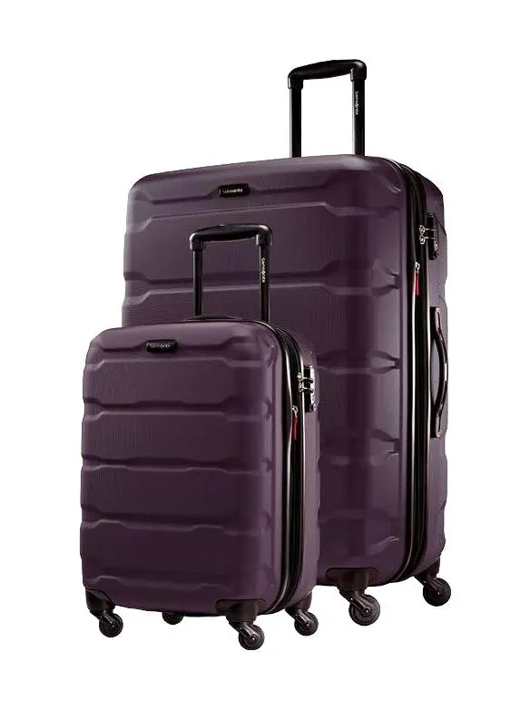 SAMSONITE Omni Pc 2-piece Expandable Hardside Luggage Set - Purple