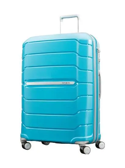 SAMSONITE Freeform 28-inch Checked Luggage - Ocean Blue