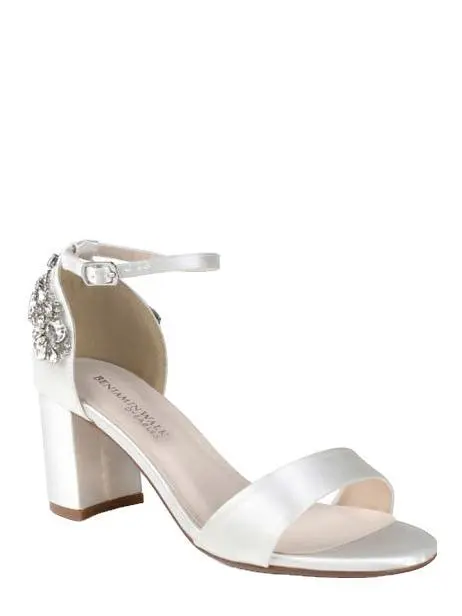 TOUCH UPS Olivia Ankle Strap Sandal - White