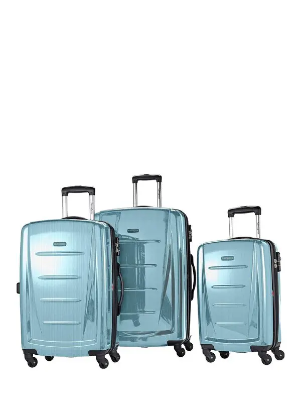 SAMSONITE 3-piece Hardside Luggage Set With Spinner Wheels - Ice Blue
