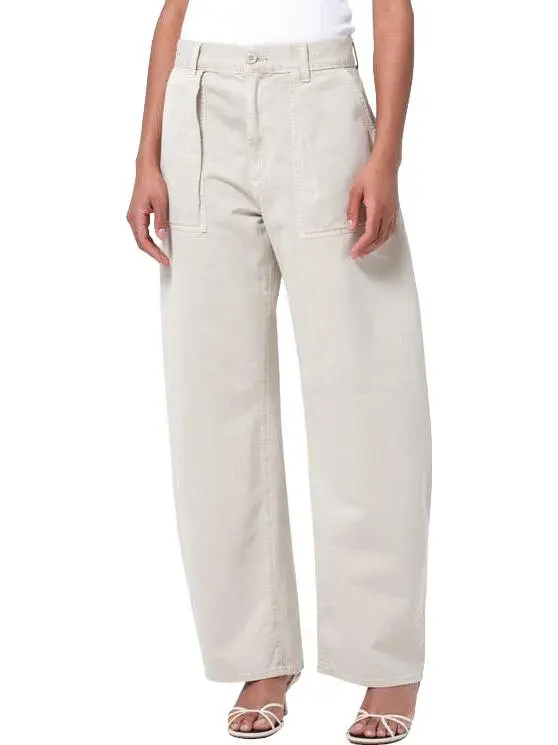 AGOLDE Sefton Pleated Barrel Twill Pants - Comb