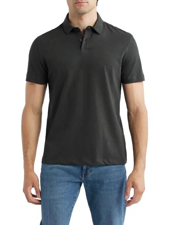MAVI Cotton Polo - Pirate Black