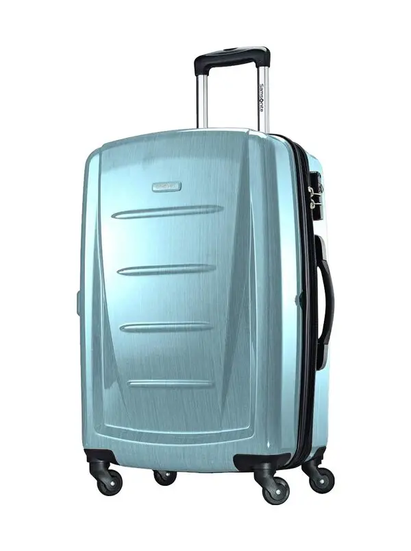 SAMSONITE Winfield 2 Medium Checked Hardside Expandable Luggage With Spinner Wheels - Ice Blue