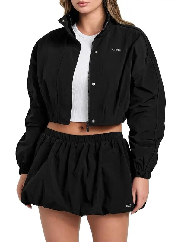 Guess Nina Crop Jacket - Jet Black