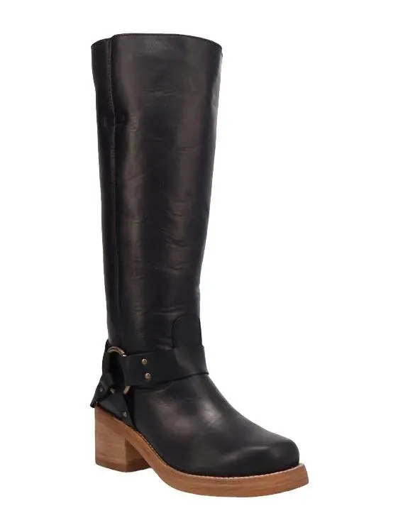 DINGO Casbah Knee High Boot - Black